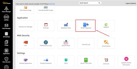 How To Migrate To An OVIPanel From WHM CPanel Using OVIPanel