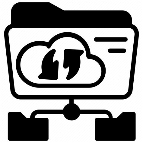 System Backup Data Process Mirroring Storing Syncing Icon