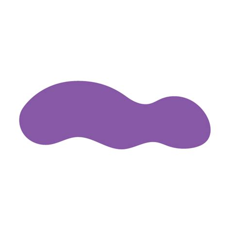 Wavy Purple Blob Licensed Element