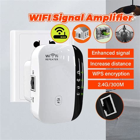 Wifi Repeater 300mbps Network Signal Extender Wireless Router Fast