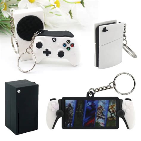 Ps5 Xbox Game Console Controller Model Keychains Mini Simulation