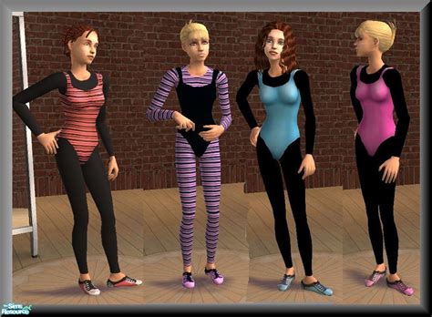 The Sims Resource Teen Leotards