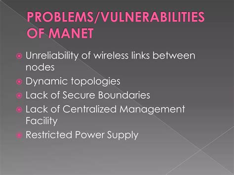Mobile Ad Hoc Network Pptx