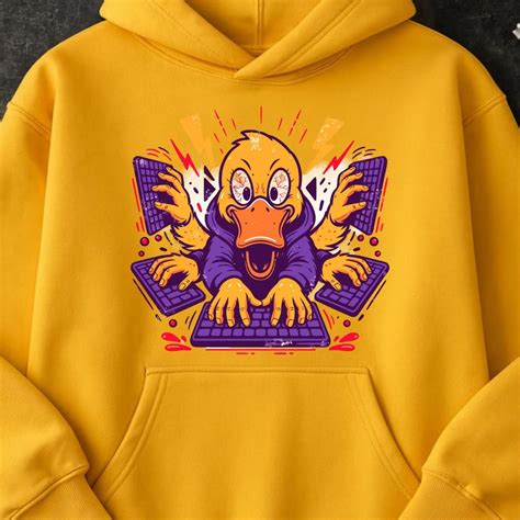 Unhinged Coding Duck Png Overworked Sleep Deprived Rage Typing Duck
