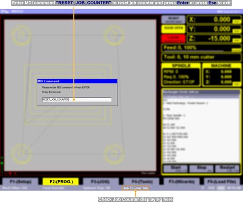 Resetting Job Counter