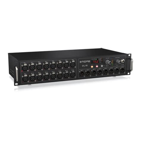 Midas DL Input Output Stage Box With Midas Microphone Preamplifiers ULTRANET And
