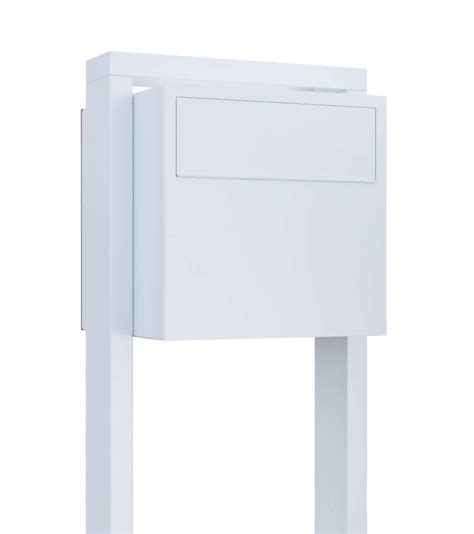 Lucera By Bravios Modern Passthrough White Mailbox