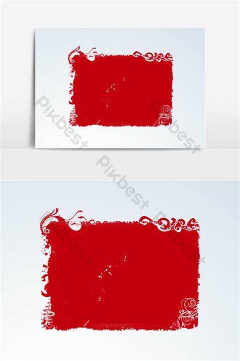 Cartoon Red Text Box Design Element PNG Images AI Free Download Pikbest
