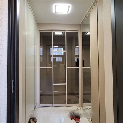 서면아이파크1단지아파트 초슬림디자인중문 설치 사례 현관중문 로얄도어텍 숨고 숨은고수