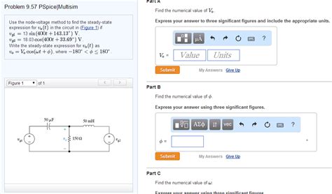 Solved Use The Node Voltage Method To Find The Steady State