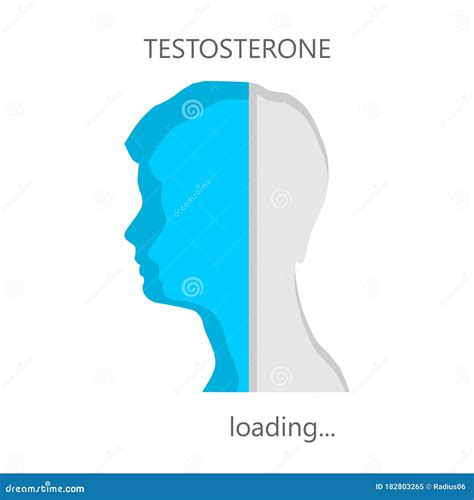 Testosterone Level Concept Stock Vector Illustration Of Medical