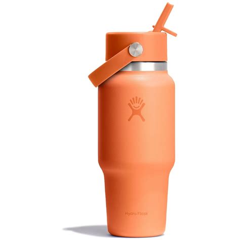 Hydro Flask 24 Oz Wide Mouth Insulated Travel Bottle Flex Straw Cap