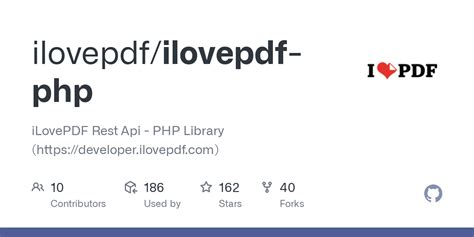 GitHub Ilovepdf Ilovepdf Php ILovePDF Rest Api PHP Library Https