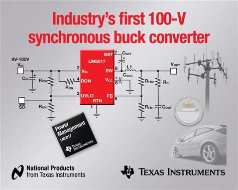 Ti Introduces Industrys First 100 V Synchronous Buck Regulator With Integrated Mosfets