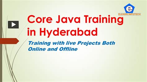Ppt Core Java Training In Hyderabad Powerpoint Presentation Free To Download Id 9787db Owywy