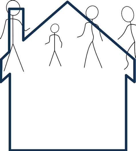 Roofs Over Heads Clip Art At Vector Clip Art Online