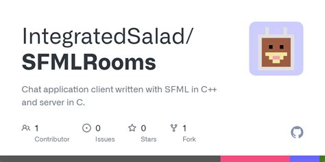 Github Integratedsaladsfmlrooms Chat Application Client Written