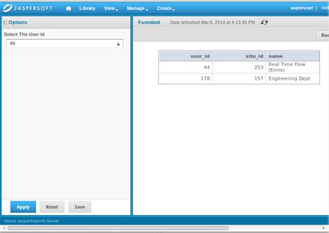 How To Use Custom Report Inputs Where To Go From Here Products Jaspersoft Community