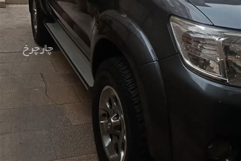 تویوتا هایلوکس دو کابین بلند دنده‌ای کارکرد ۶۱هزار کیلومتر بدنه بدون رنگ