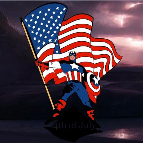 Captain America Art Etsy