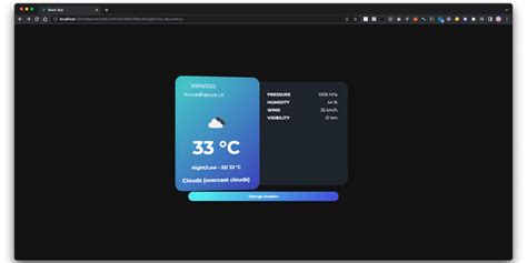 Create A Weather App Using React Js Dev Community