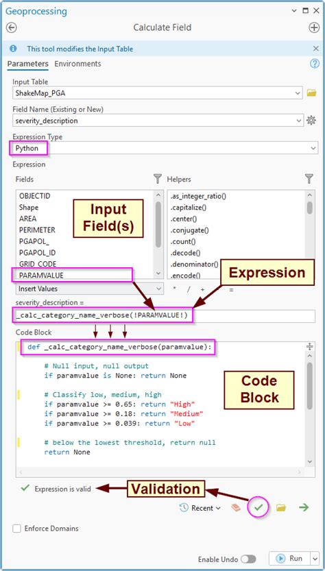 Troubleshooting Complex Python Field Calculator Code Blocks In Arcgis Pro