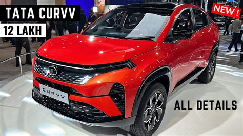 2024 Tata Curvv Premium Suv Panoramic Sunroof Features Interiors
