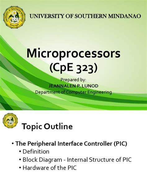 2 The Peripheral Interface Controller Pic Pdf Microcontroller Computer Memory
