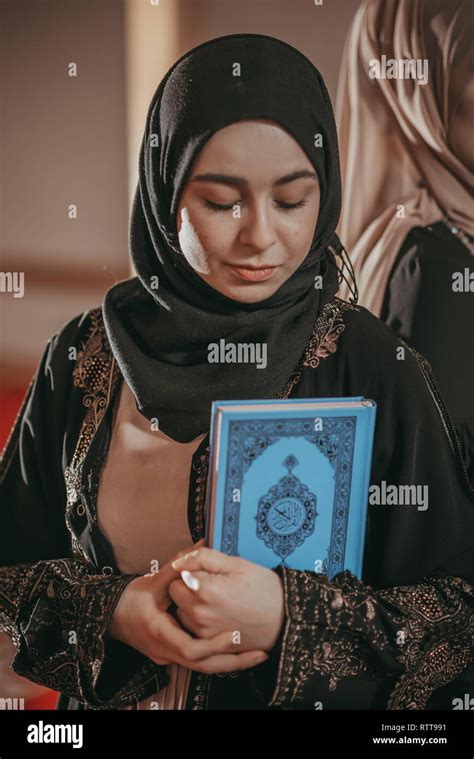 Muslim Girl Reading Qur