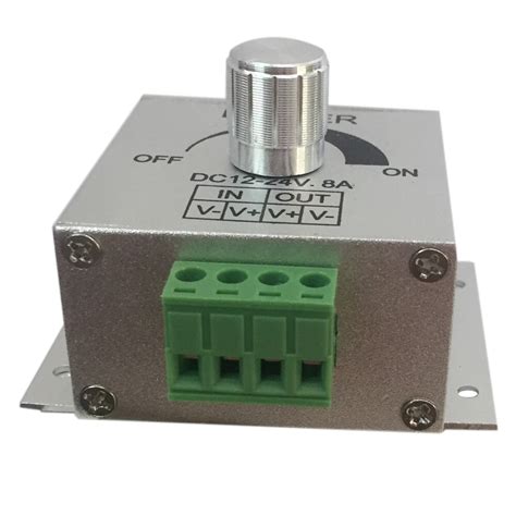 Aluminium Dc12 24v 8a Led Strip Dimmer Pwm Dimmen Grandado