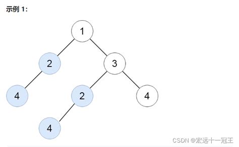 Leetcode刷题之652寻找重复的子树多叉树中找出形同的子树 Csdn博客