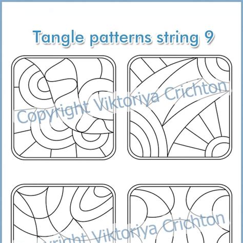 Zentangle String Etsy