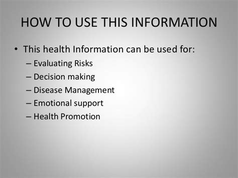 Using The Internet To Create Informed Patients