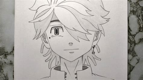 كيفية رسم كازوتورا خطوة بخطوة رسم كازوتورا من انمي طوكيو ريفنجرز