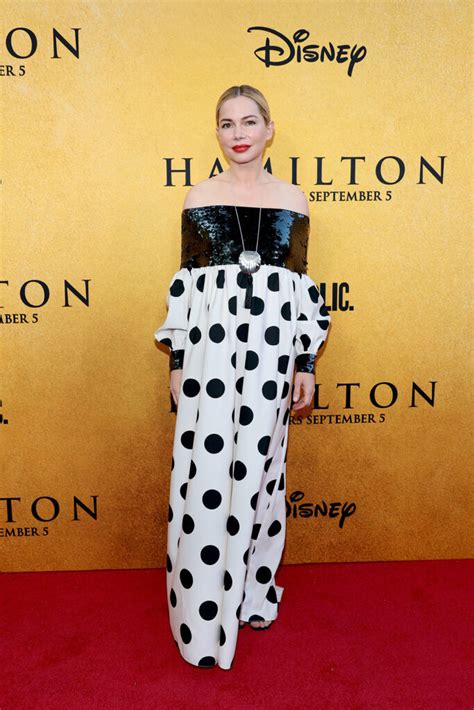 Michelle Williams Wore Dima Ayad To The ‘hamilton New York Premiere