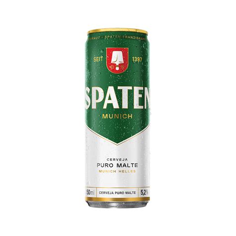 Cerveja Spaten Munich Puro Malte Lata 350ml Center Box Plus
