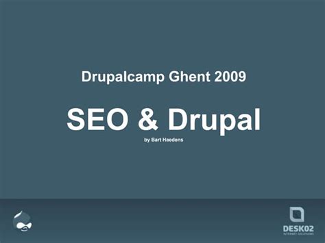 Seo And Drupal Ppt
