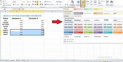 Excel Formatting Cells Geeksforgeeks