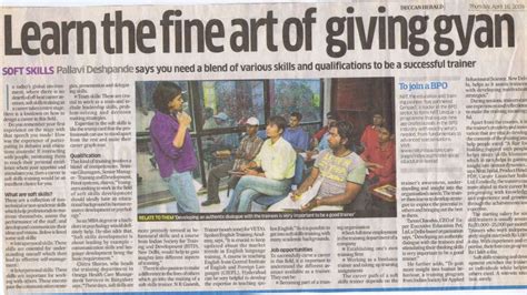 Pallavi D On Linkedin Way Back As Soft Skills Trainer