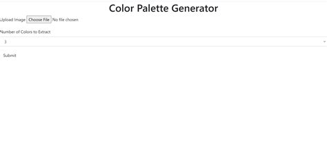 Github Namari1colorpalettegenerator Upload An Image And Choose From 3 20 The Number Of
