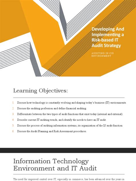 Auditing In Cis Environment Topic 1 Pdf Financial Audit Audit