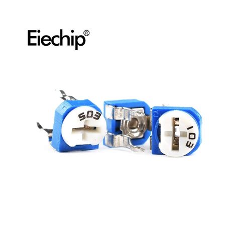 ellenállás 1k ohm 20db rm065 trimmer potenciométer 100 200 500 ohm