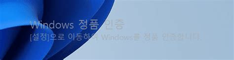 윈도우11 정품인증 워터마크 제거 방법 3가지 스페셜 매뉴얼