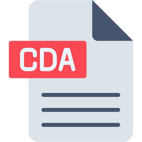 Cda File Generic Color Fill Icon