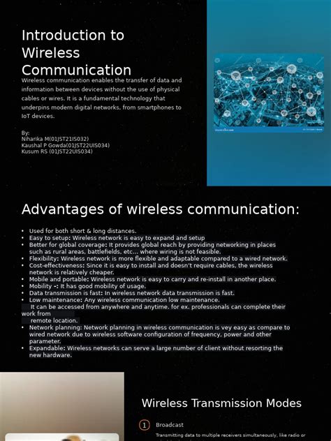 Introduction To Wireless Communication Pdf Computer Network Wireless
