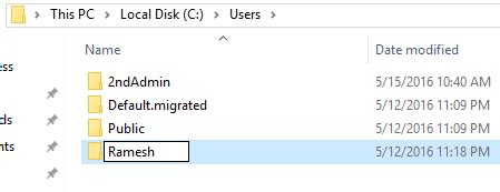 How To Rename User Profile Folder In Windows Winhelponline