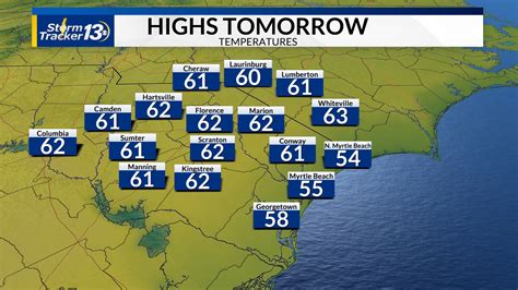 Myrtle Beach Weather Forecast And Weather Radar Wbtw