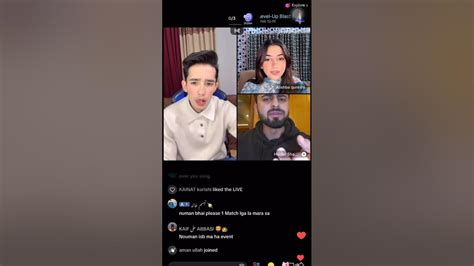 Alishba And Haider Live Match Fyp Viral Video Kainatqureshi00 Noumannaf Alishbaqureshi