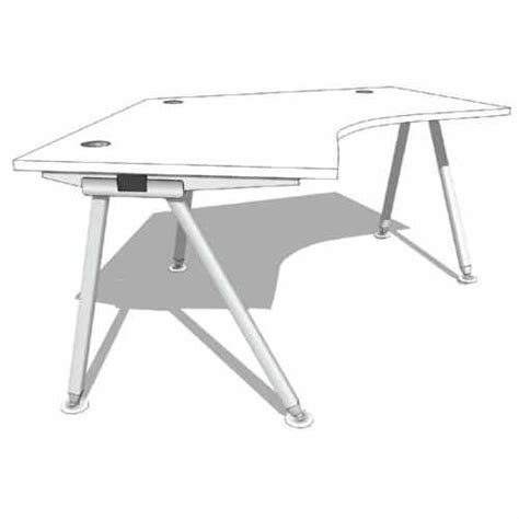 Senator Core 120 Desking Kool Blue