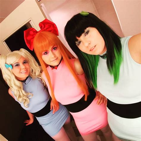 Powerpuff Girls Blossom Bubbles Buttercup Cosplay Costume Girl Group
